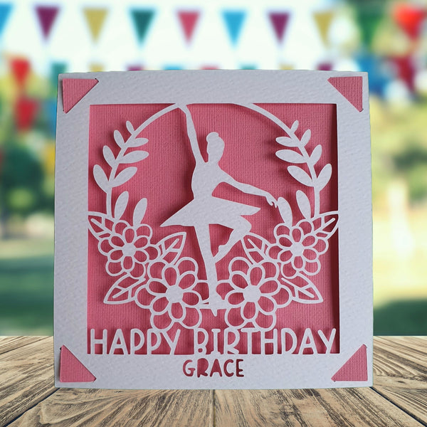 Personalised Dancing Birthday Card – BethsCraftings